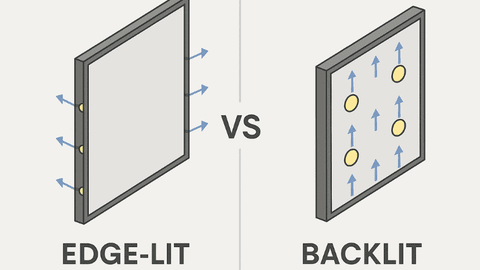 Edge-Lit Vs Backlit LED Panels: What Businesses Should Know